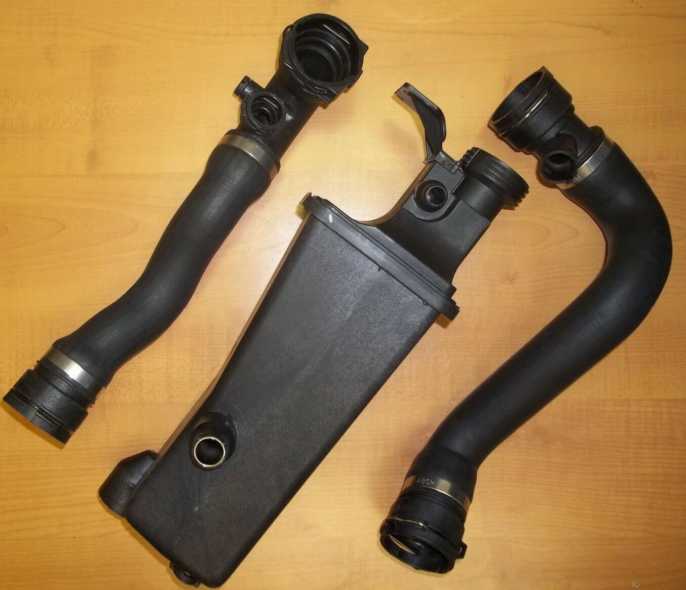 Bmw E46 Coolant Radiator Expansion Tank Upper Lower Radiator Hos kit ...
