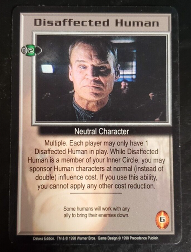 Babylon 5 - Disaffected Human | eBay