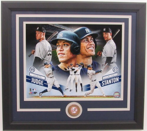 Aaron Judge Giancarlo Stanton Yankees 11x14 Unsigned Collage Framed ...