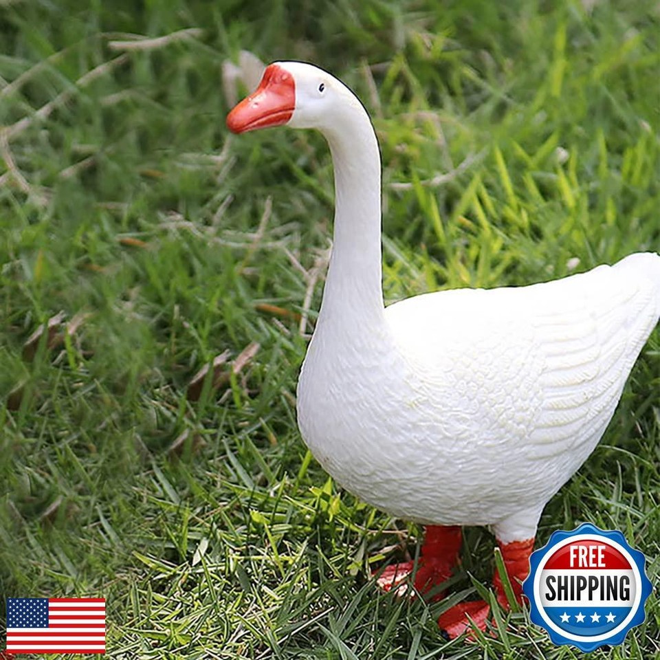 Goose Statue Farm Animal Sculpture: Garden Goose Statue Yard Farm ...