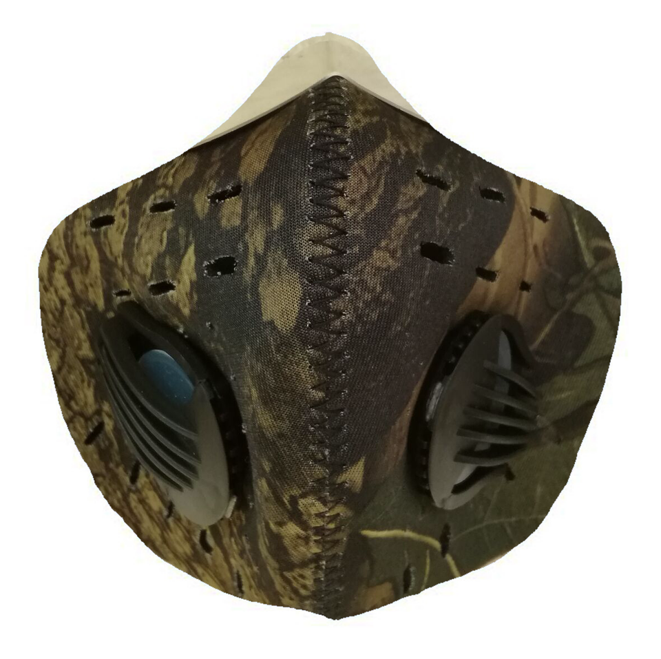 ⭐Face Mask Reusable Covering with Dual Valve Washable Breathable Unisex ...