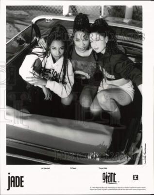 1992 Press Photo Joi Marshall, Di Reed and Tonya Kelly of Jade music ...