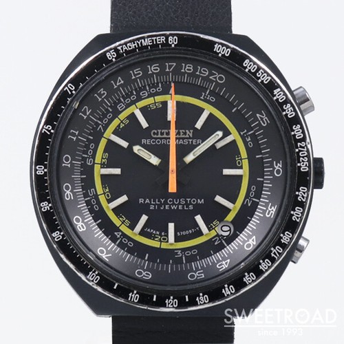 Citizen Record Master 4-570065TA Vintage Chronograph Handaufzug Herren ...