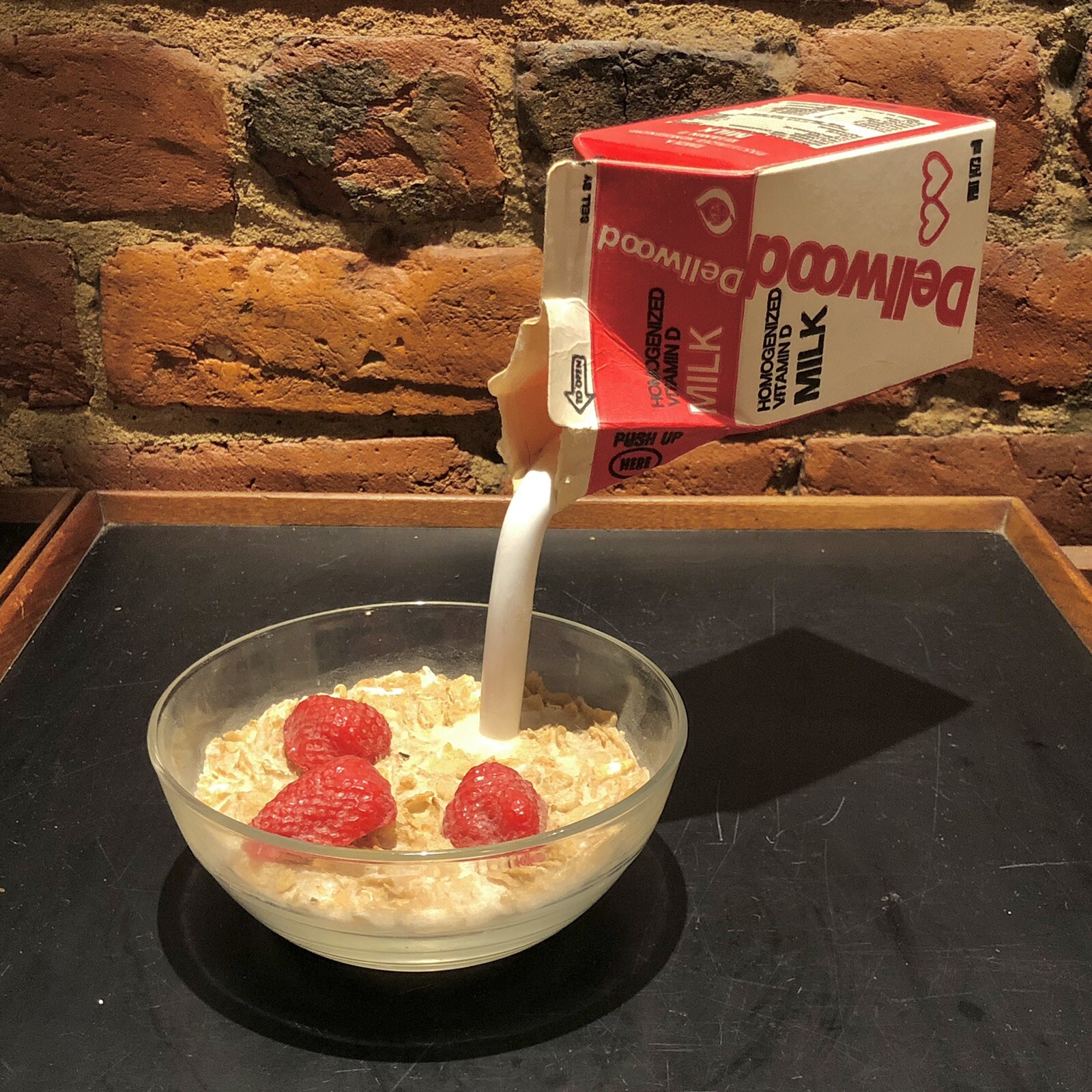 1978 Geoffrey Rose Frozen Moments Cereal & Milk Sculpture | eBay UK