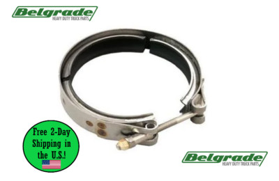 (2 Pack!) 4.62" V-Band Clamp for Cummins ISX15, X15 Replaces: 3606847 ...