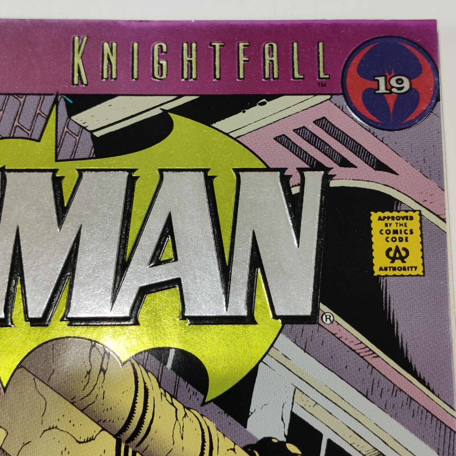 DC Comics Batman Knightfall 19 Issue #500 Foil Cover Signed Dennis O ...