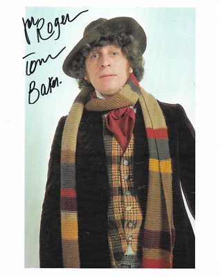 Tom Baker 4th DOCTOR WHO Genuine Signed Autograph 10X8 COA 34096 | eBay