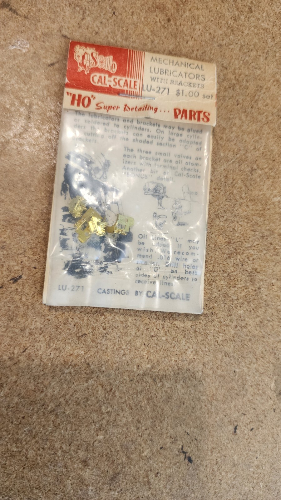 Cal-Scale HO Brass Mechanical Lubricators with Brackets #LU-271 | eBay