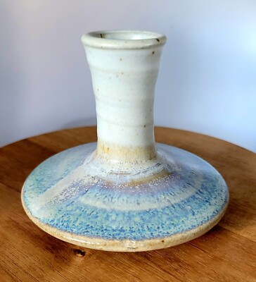 Jay Stewart Pottery Hand Thrown 3.25" Weed Vase Pastels 1980's Oregon ...