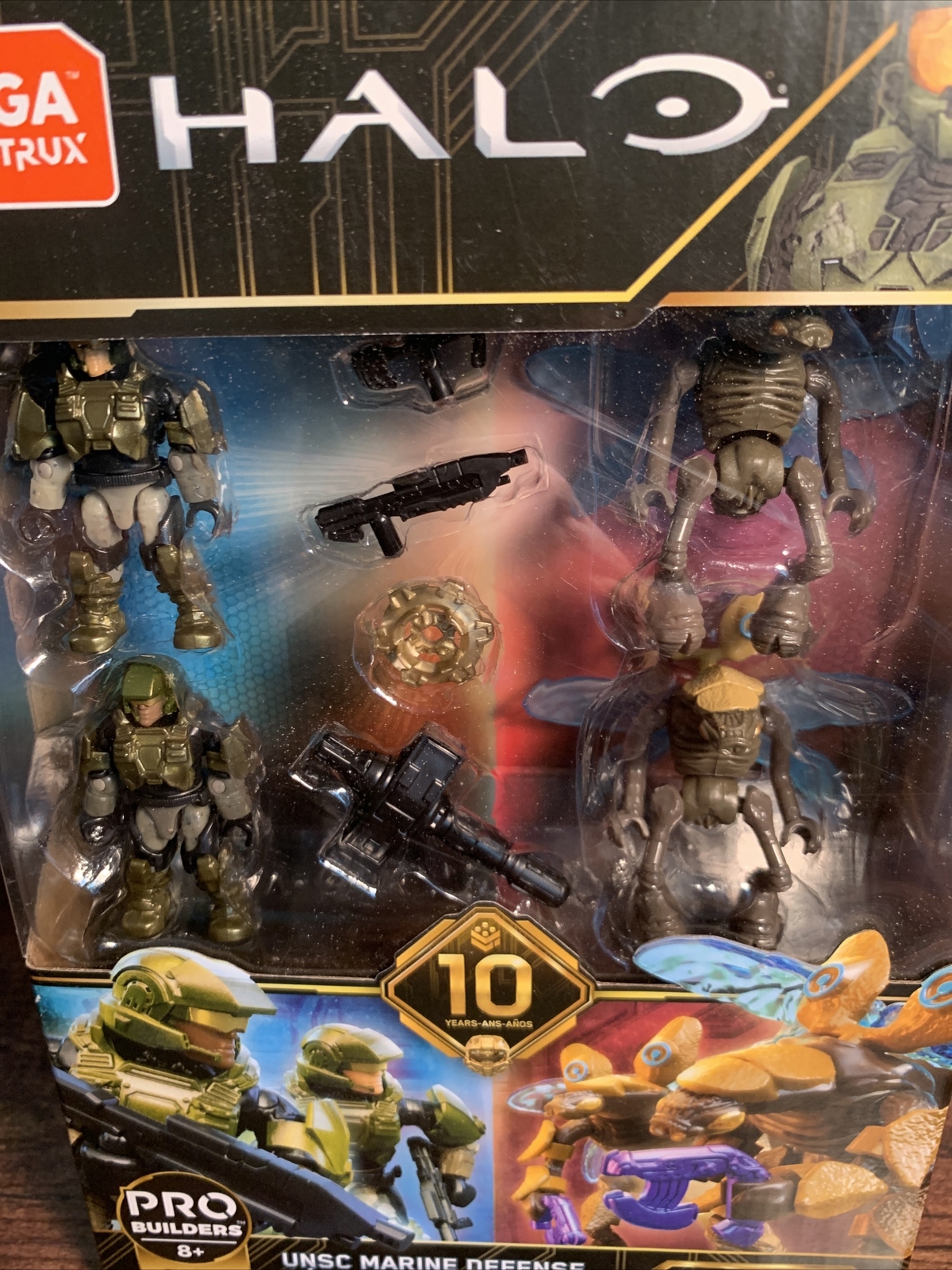 Mega Construx Halo 10 Years Pro Builders UNSC MARINE DEFENSE Set for ...