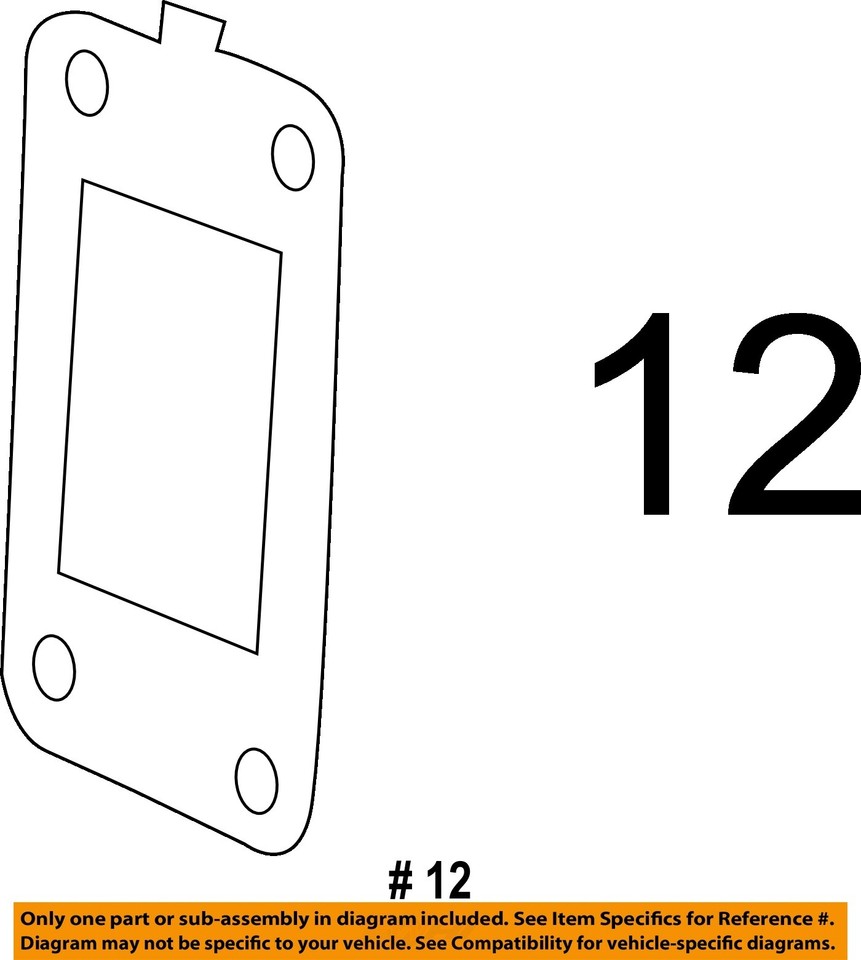 GM OEM Emission-Cooler Gasket 98065520 | eBay
