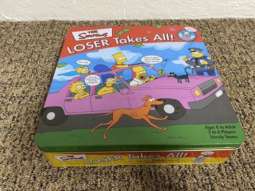 The Simpsons LOSER Takes All! The Dys-FUN-ctional Party Game in a Tin ...
