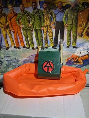 Vintage 1970 Hasbro GI Joe Adventure Team Action Pack RESCUE RAFT ...