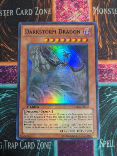 Yu-Gi-Oh! Darkstorm Dragon ORCS-EN037 1st Edition Super Rare NM/LP | eBay