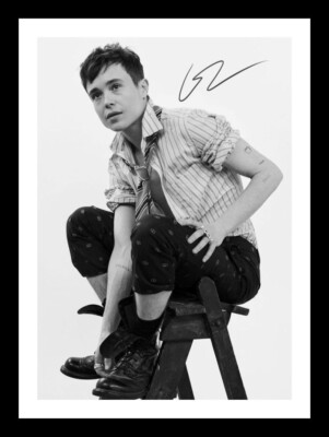 ELLIOT PAGE AUTOGRAPHED SIGNED & FRAMED PHOTO PRINT | eBay UK