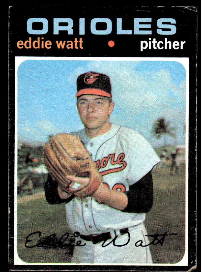 1971 Topps Eddie Watt #122 Baltimore Orioles Baseball Card | eBay