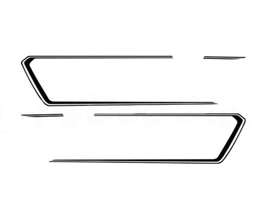 Racing Sport Decal Side Sticker Kit For Ford Mustang Coupe GT Shelby ...