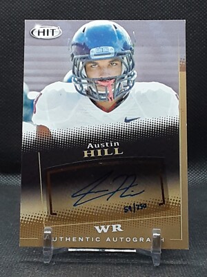 AUSTIN HILL 2015 SAGE HIT BRONZE AUTO ROOKIE #59/250 RAMS ARIZONA ...