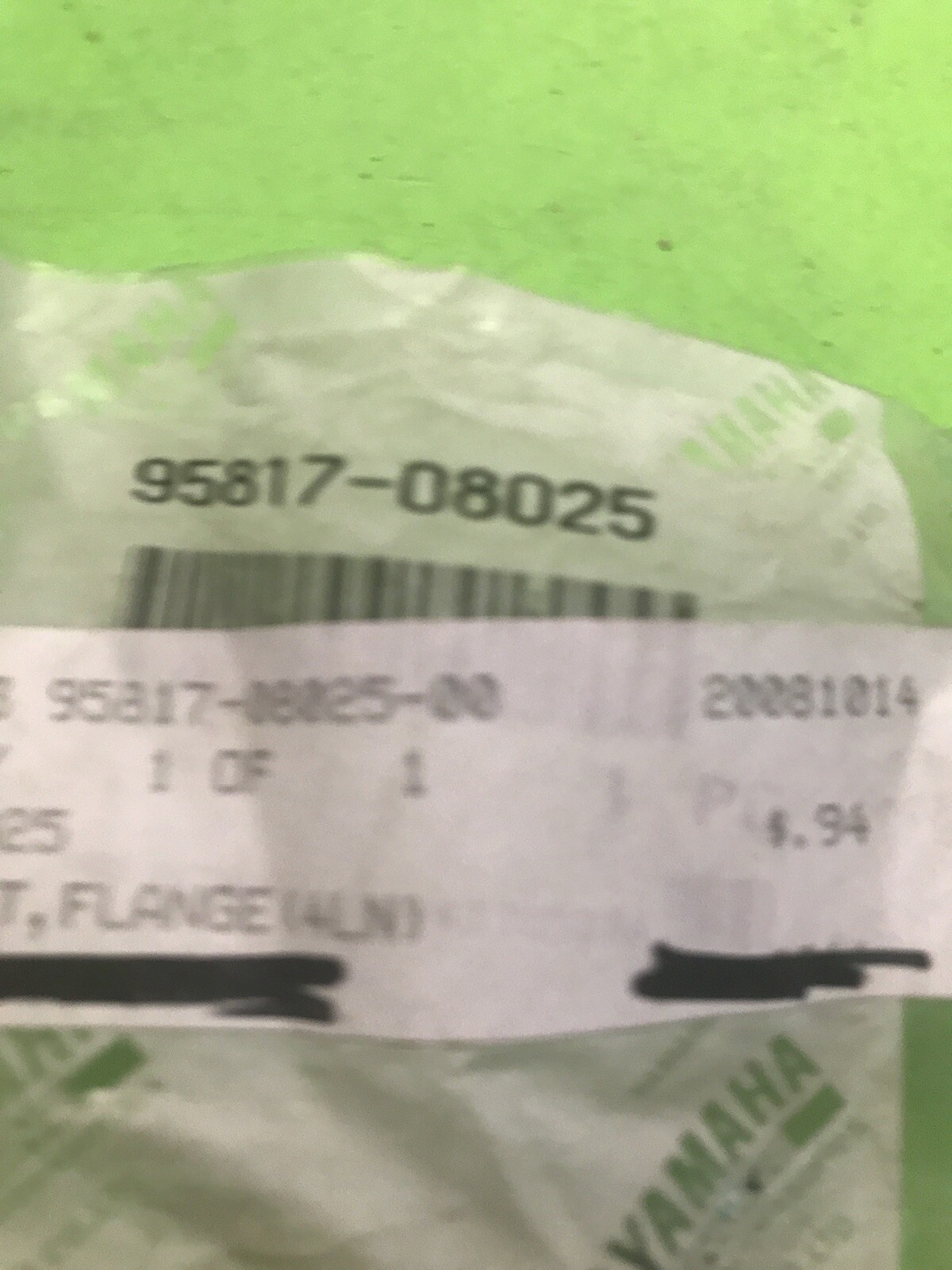 GENUINE Yamaha NOS 95817-08025 BOLT, FLANGE | eBay
