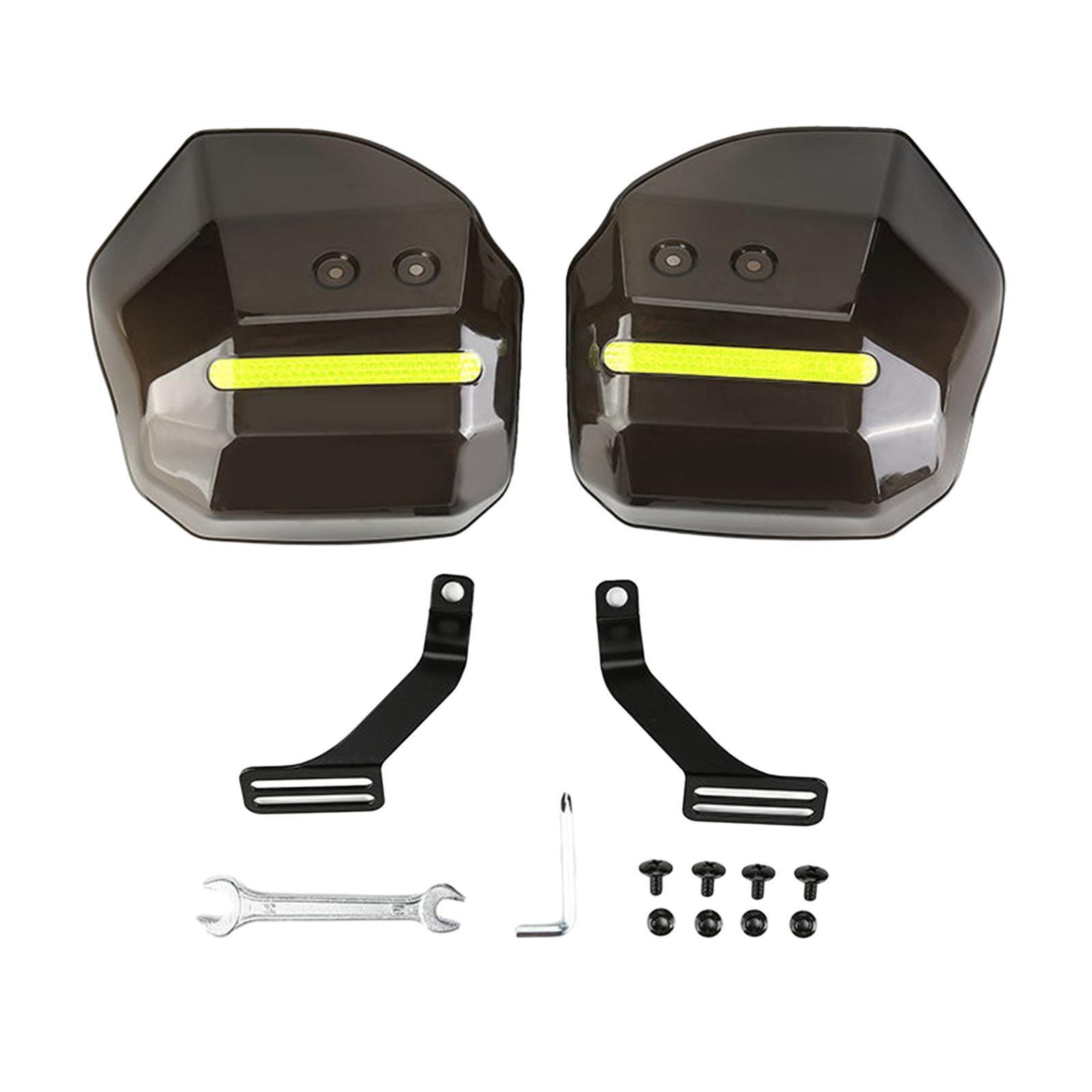 2x Motorcycle Handguards Handle Protector Shields Hand | eBay Australia