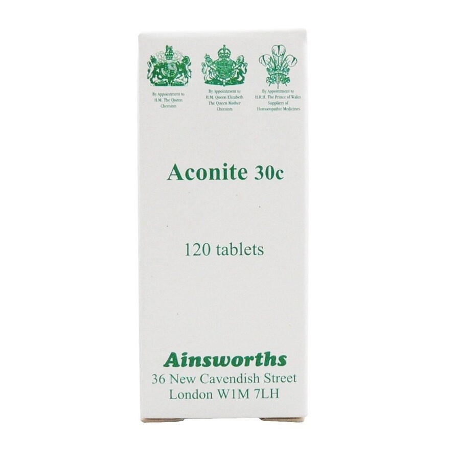 Ainsworths Aconite 30C Homoeopathic Remedy 120 Tablets | eBay UK