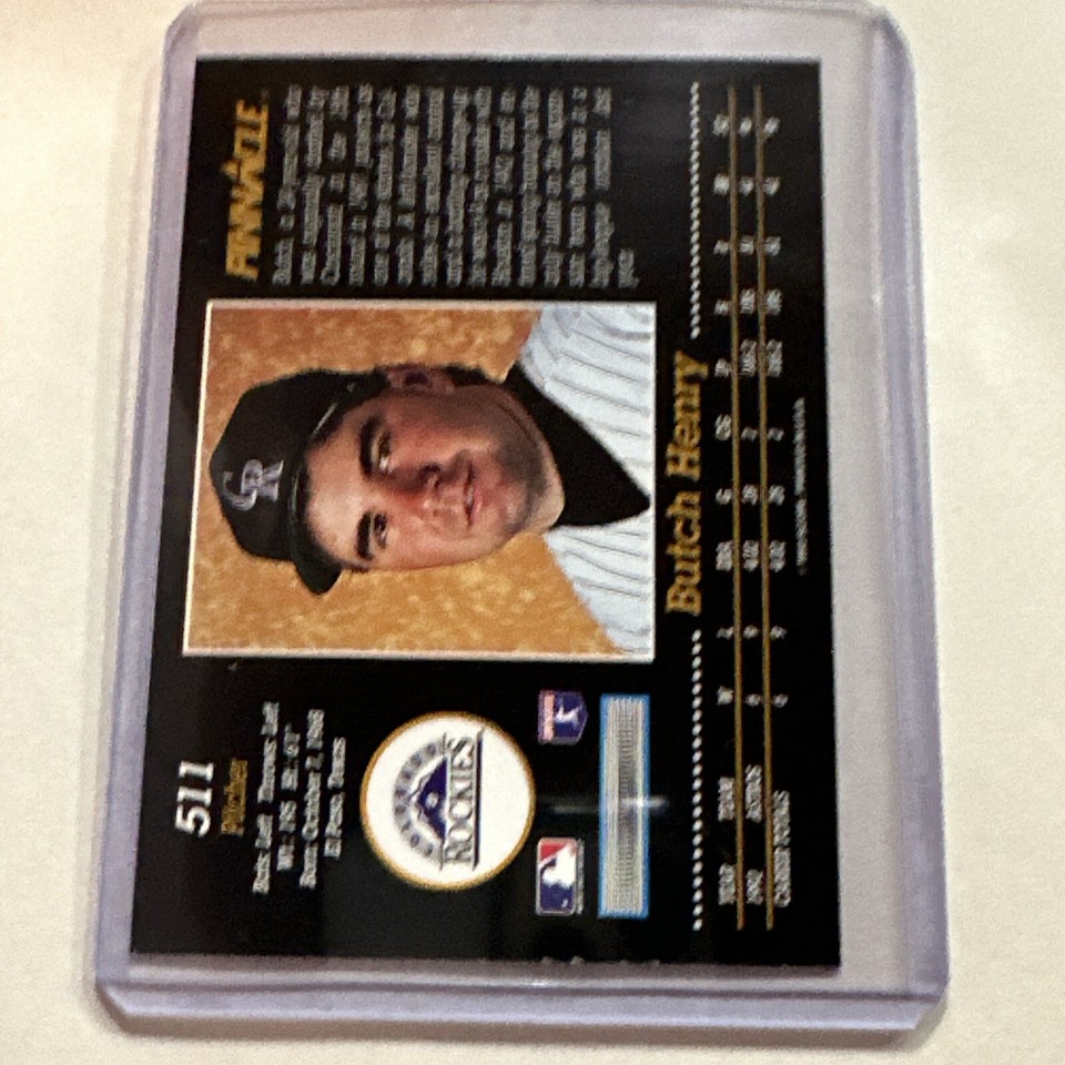1993 Score Butch Henry 511 Expansion Colorado Rockies Baseball Card | eBay
