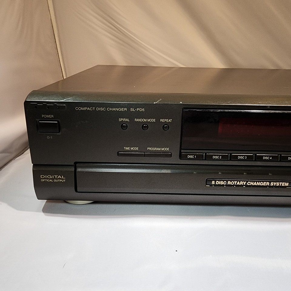 Technics SL-PD5 5 Disc CD Player. Tested and Working | eBay