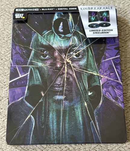 Unbreakable (4K Ultra HD Disc ONLY + Steelbook) Best Buy Exclusive! See ...