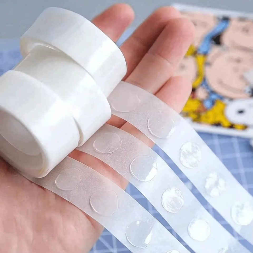 1/3/5Roll Double Sided Clear Sticky Point Tape Balloon Glue Dot ...