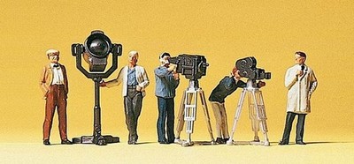 Preiser 10062 HO Scale People Working -- TV/Movie Crew | eBay