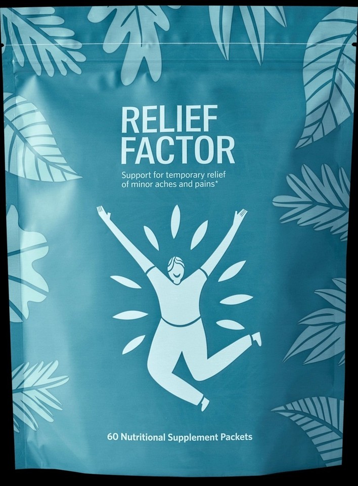 NEW Relief Factor Pain Relief Supplement Omega 3, Curcumin, Resveratrol ...