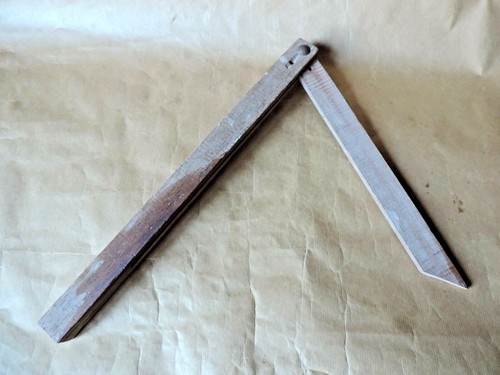 Old False Square IN Wooden Tools Craft Tool Antique | eBay