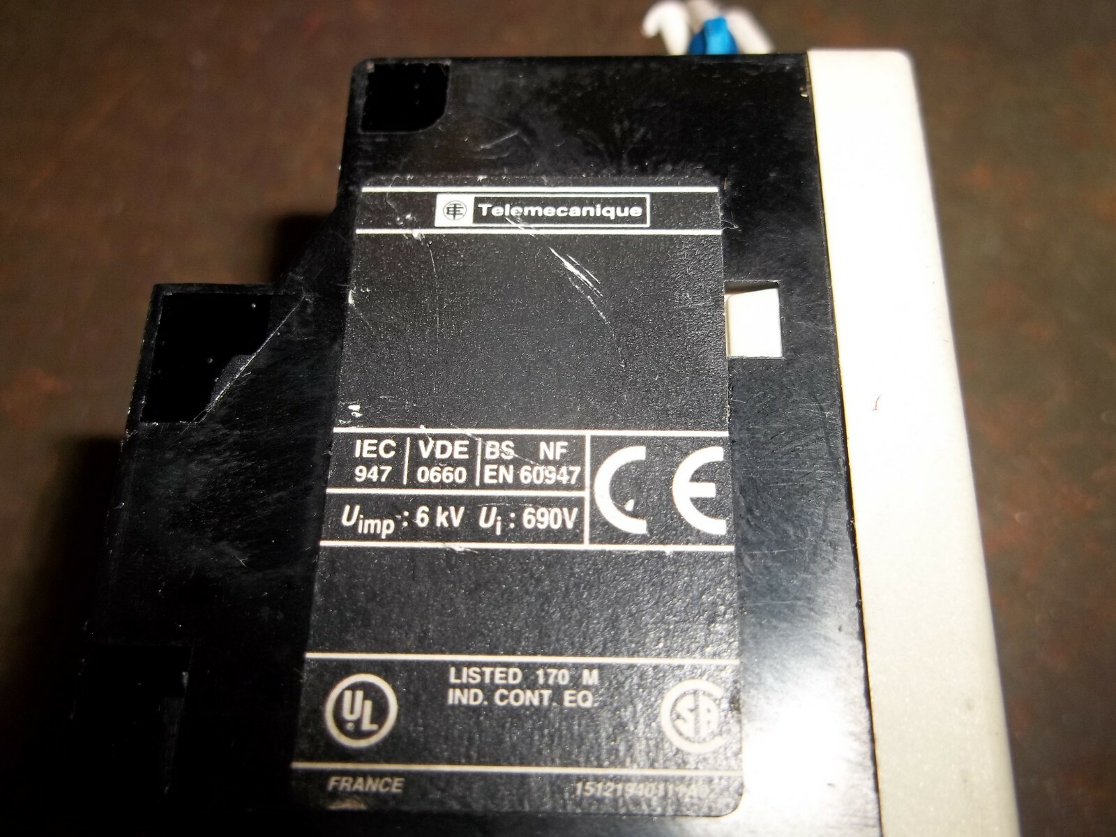 TELEMECANIQUE LA6 DK10 MECHANICAL LATCH CONTACT BLOCK (DR1E1) | eBay