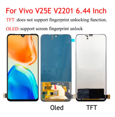LCD Display Screen For VIVO V25e 6.44"V2201 Touch Digitizer Assembly ...