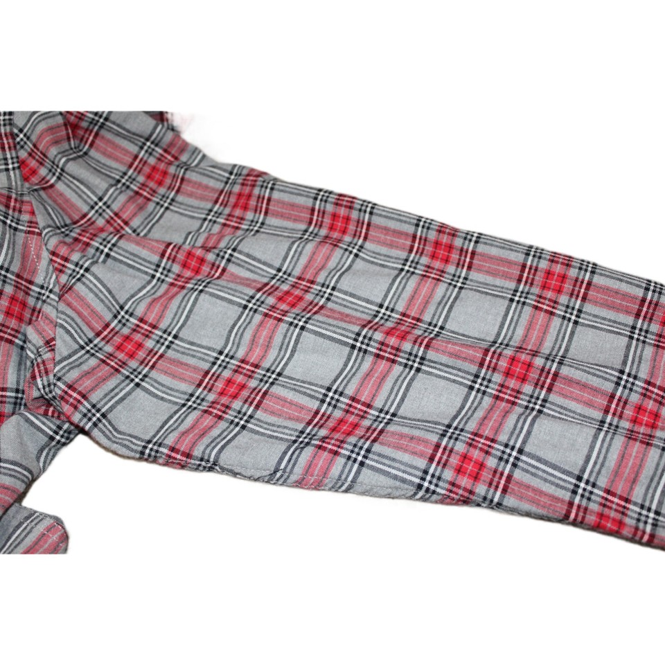 The Foundry Supply Co. Flannel Shirt Mens 4XLT Red Plaid Long Sleeve Cotton | eBay