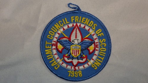 1998 Friends of Scouting Calumet Council 3" Pocket Hang Patch Boy ...