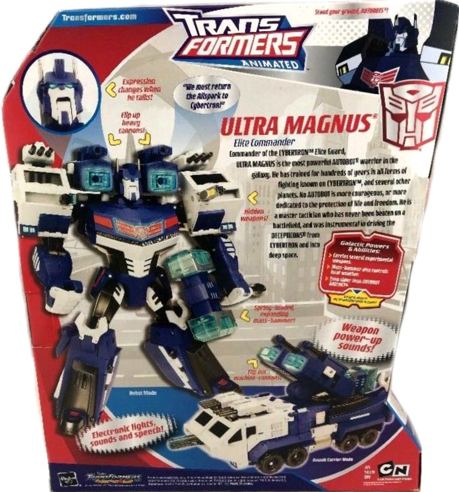 Transformers Leader Class Animated Ultra Magnus Electronic New Factory ...