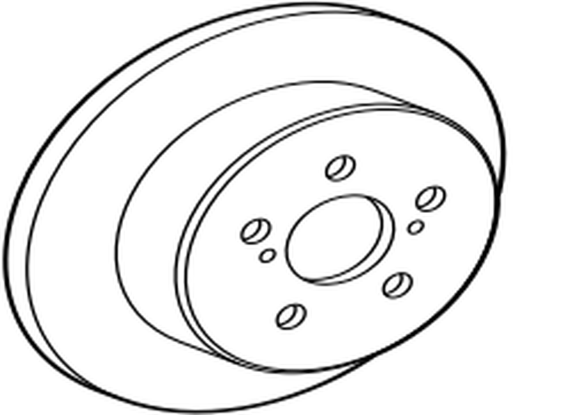 42431-78010 Toyota Disc, rear 4243178010, New Genuine OEM Part | eBay