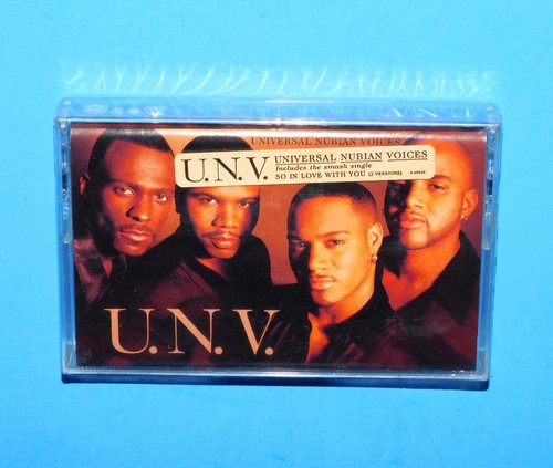 U.N.V. -UNIVERSAL NUBIAN VOICES-1995 R&B FACTORY SEALED CASSETTE w ...