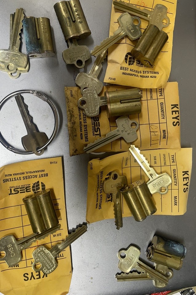 7 Best Sfic Removable Core M Master 17 Keys Seperat Lock Stamped Brass ...