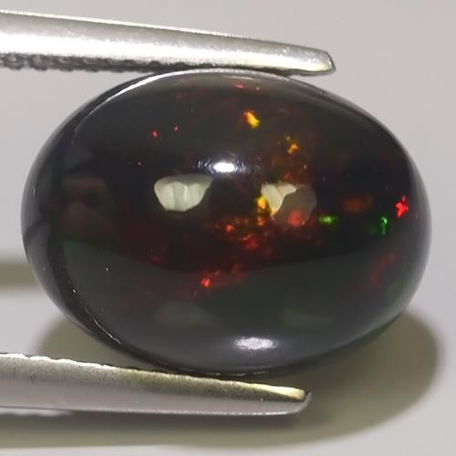 5.00 CTS NATURAL COLOR PLAY OPAL OVAL SHAPE LOOSE GEMSTONE FROM ...