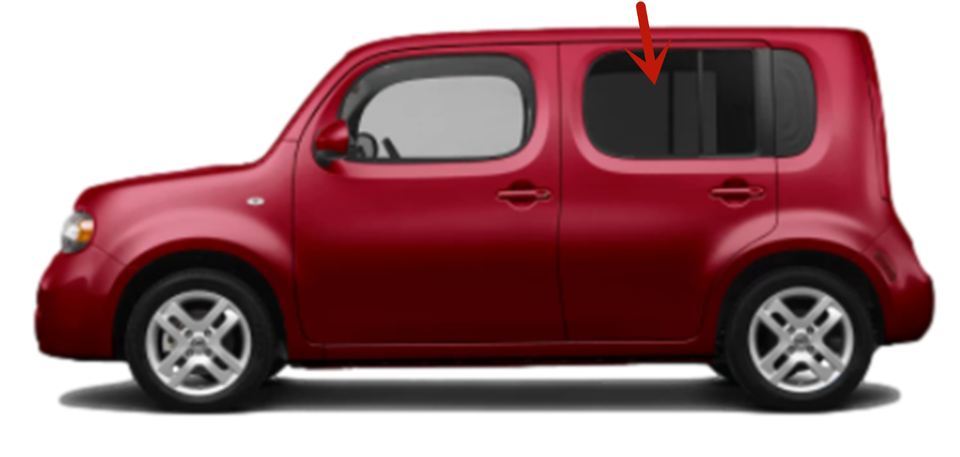 Fits 2009-2014 Nissan Cube Driver Left Side Rear Door Window Glass | eBay