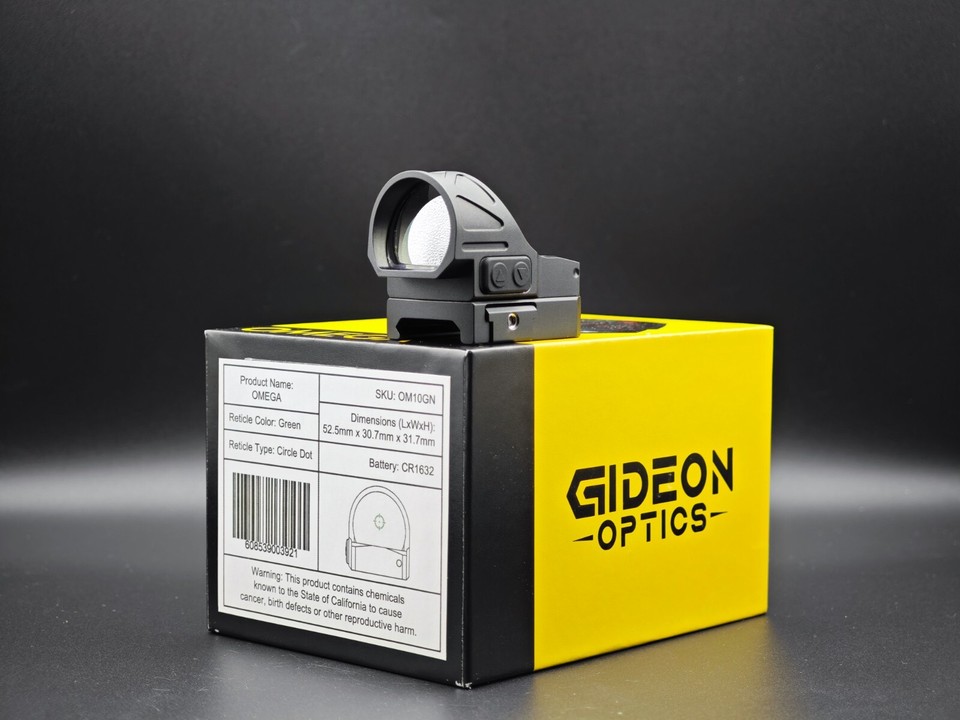 Gideon Optics Omega Green/Red Circle Dot Sight RMR Footprint Optics for ...