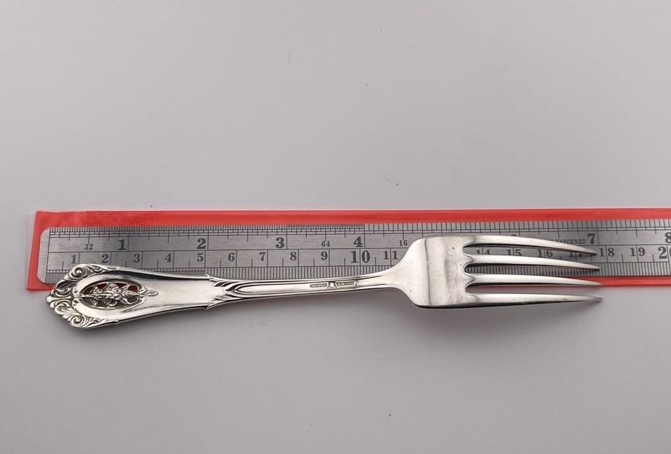Wallace Sterling Flatware, Rose Point, Dinner Fork, Wallace Rose Point ...