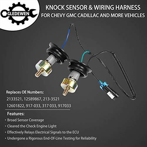 Dual Knock Sensors With Wiring Harness Kit | For Chevy Suburban ...