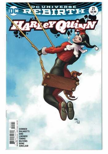 HARLEY QUINN REBIRTH VOL.3 #21 AUG 2017 COVER AMANDA CONNOR DC COMICS ...