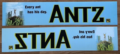 📽 Antz (1998) - Woody Allen - Double-Sided - Movie Theater Mylar ...