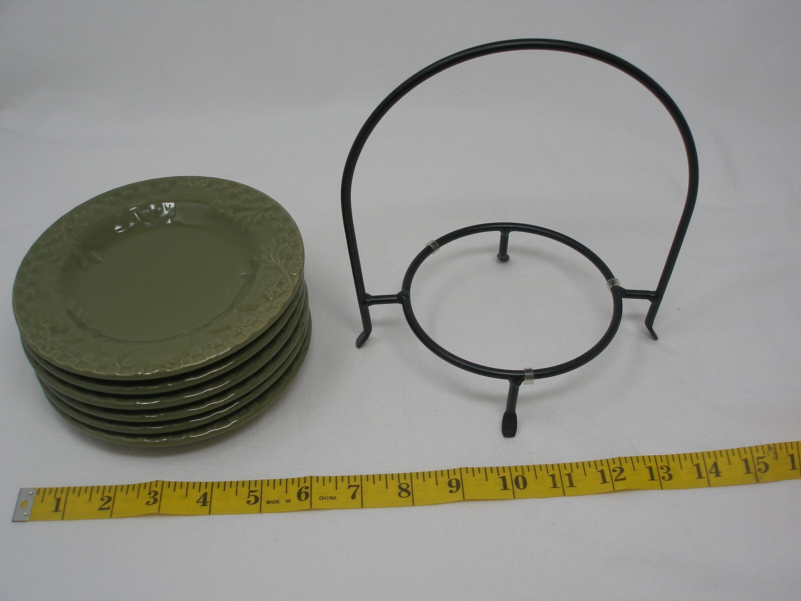 SIGNATURE SERVER & PLATE SET W/HOLDER (set of 9 pieces) | eBay