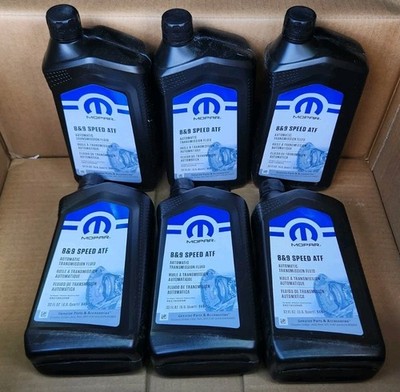 6 Quart Genuine Mopar 8 & 9 Speed Automatic Transmission Fluid ...