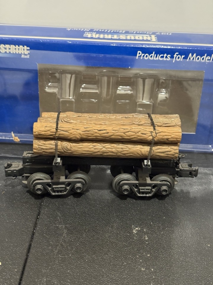 Industrial Rail Logging Train Car O-27 Scale Rolling Stock Lot Of 2 | eBay